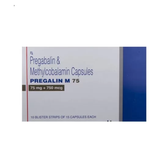 Buy Pregalin M 75 Mg at $0.80 Per Capsule To Treat Neuro Pain